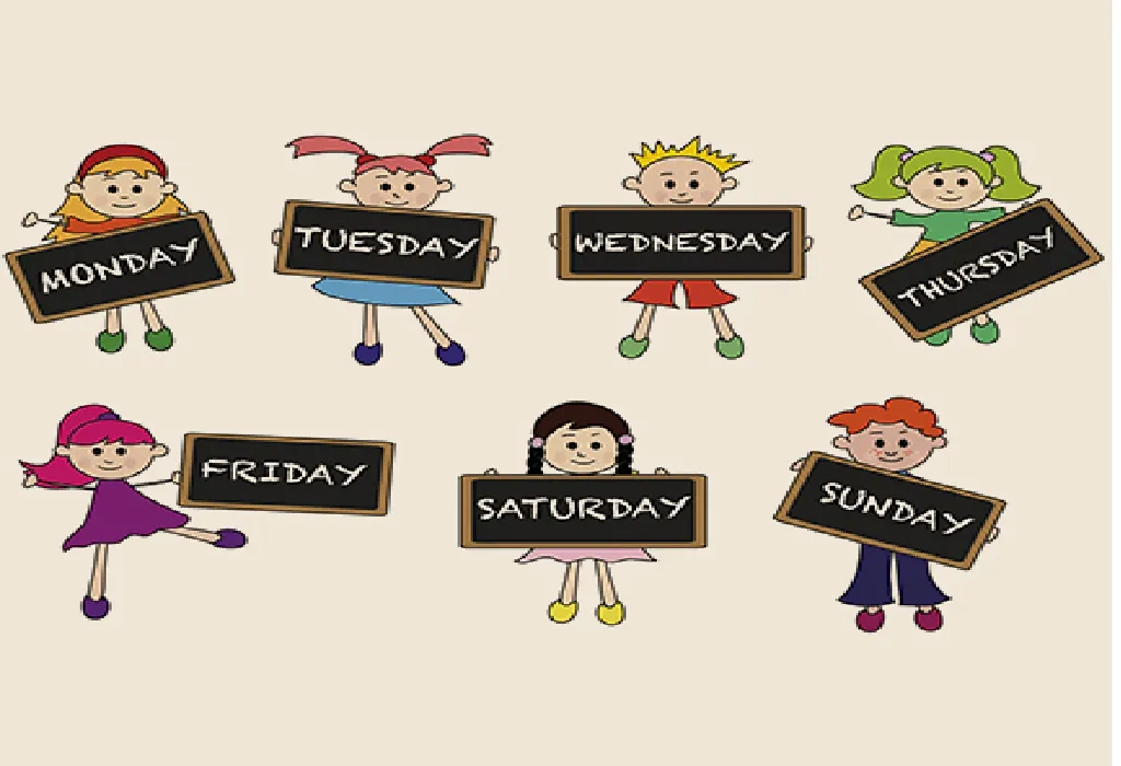 Teaching Days Of The Week To Children Simple And Easy Ways