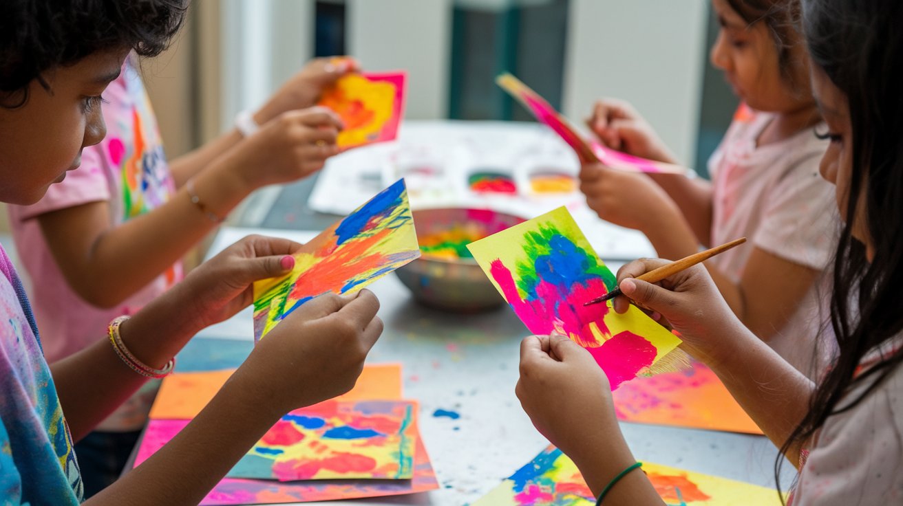 Holi Art and Craft Activities for Kids