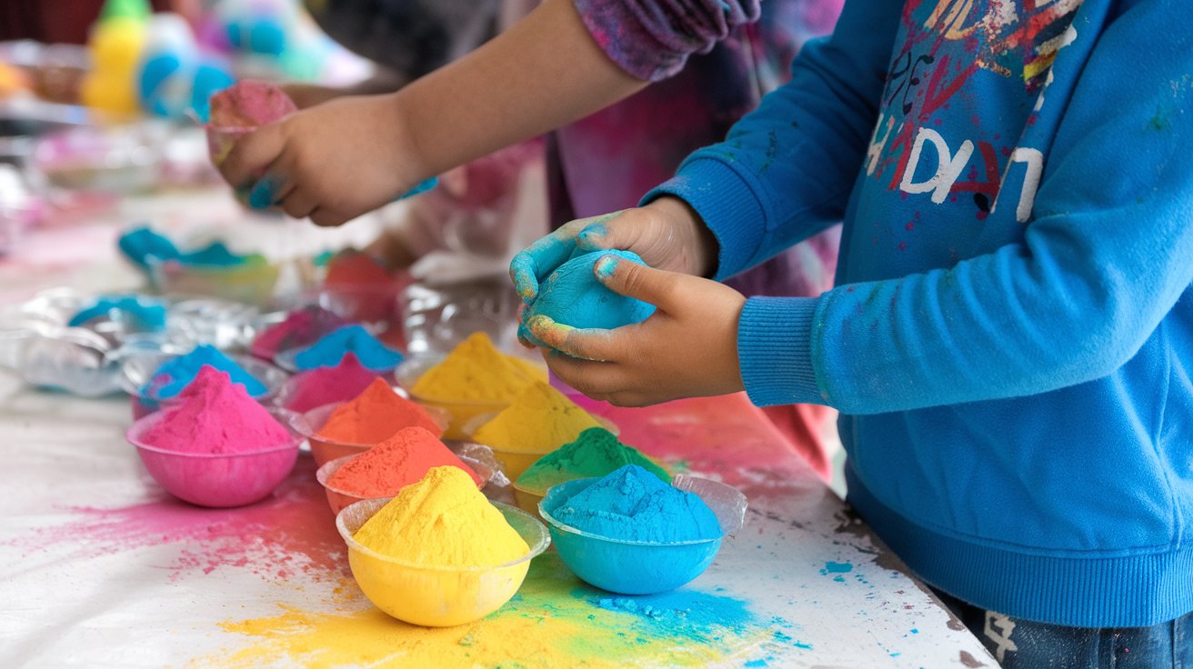 Holi Art and Craft Activities for Kids