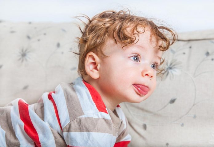 Baby Blowing Raspberries - Developmental Milestone