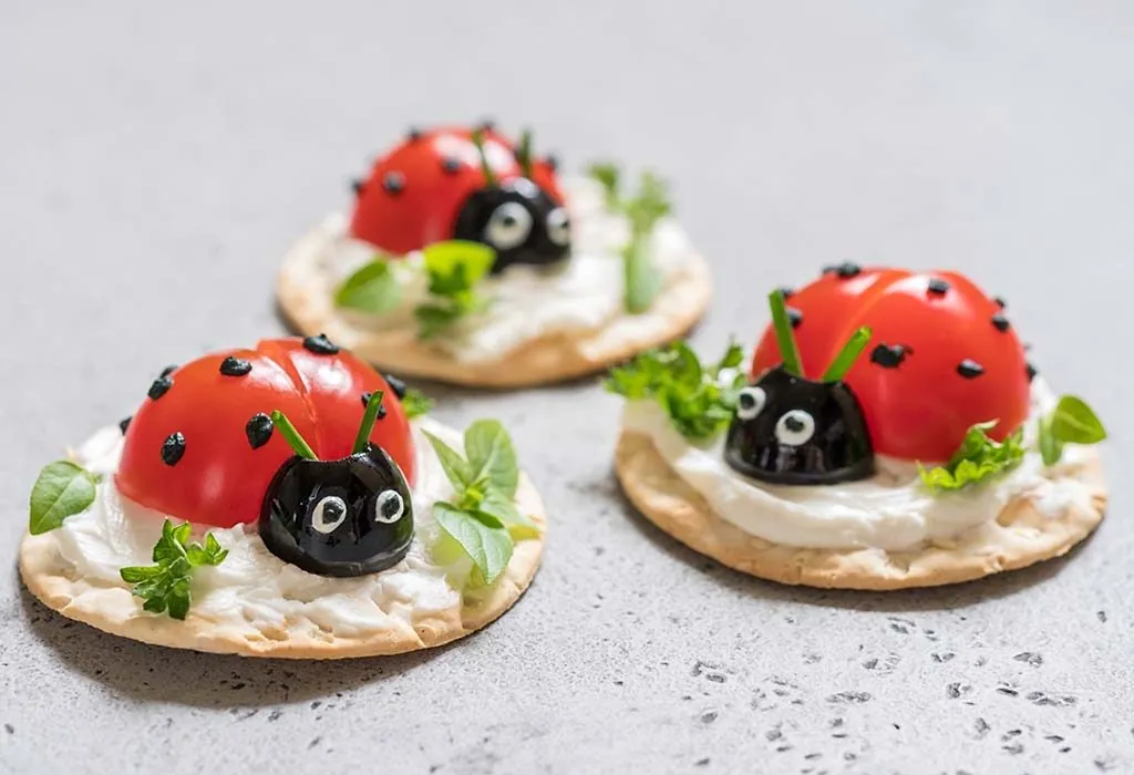 How to Make Ladybug Appetizers - Recipe on FirstCry Parenting