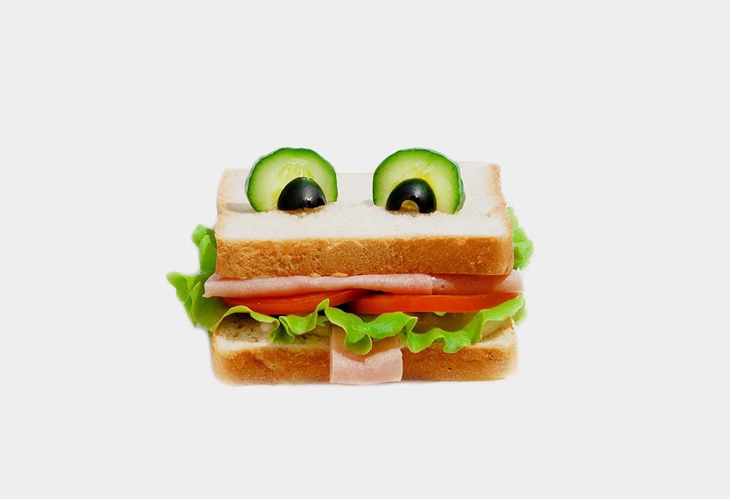 How to Make Smiling Frog Sandwiches - Recipe on FirstCry Parenting