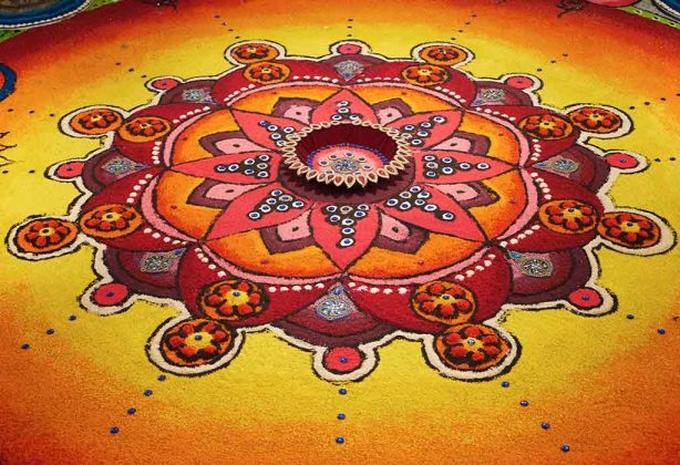 8. Mandala Rangoli