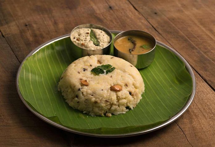 This savoury version of the traditional Pongal can also be served as a ...