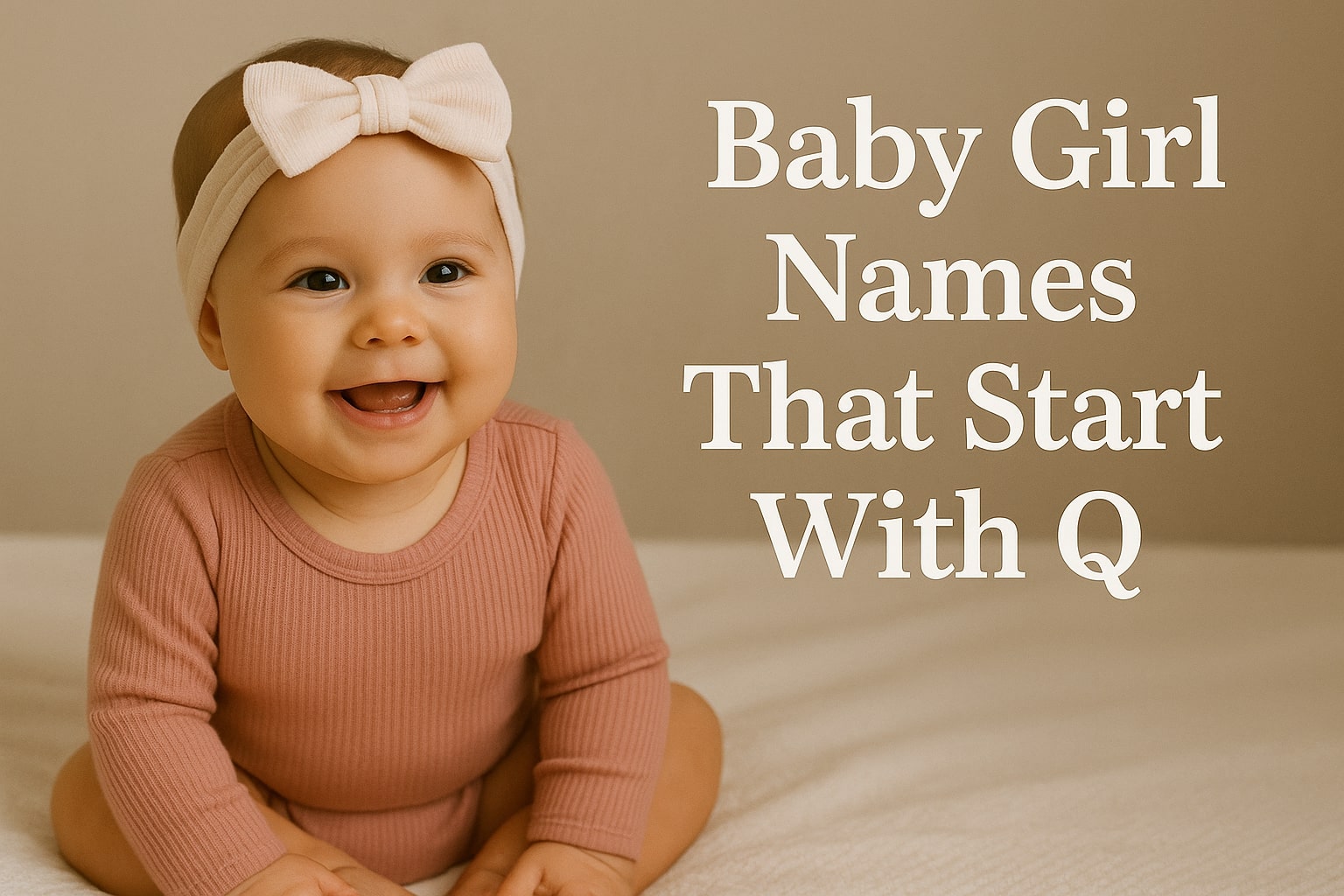 Top 500 Baby Girl Names Beginning With "Q"
