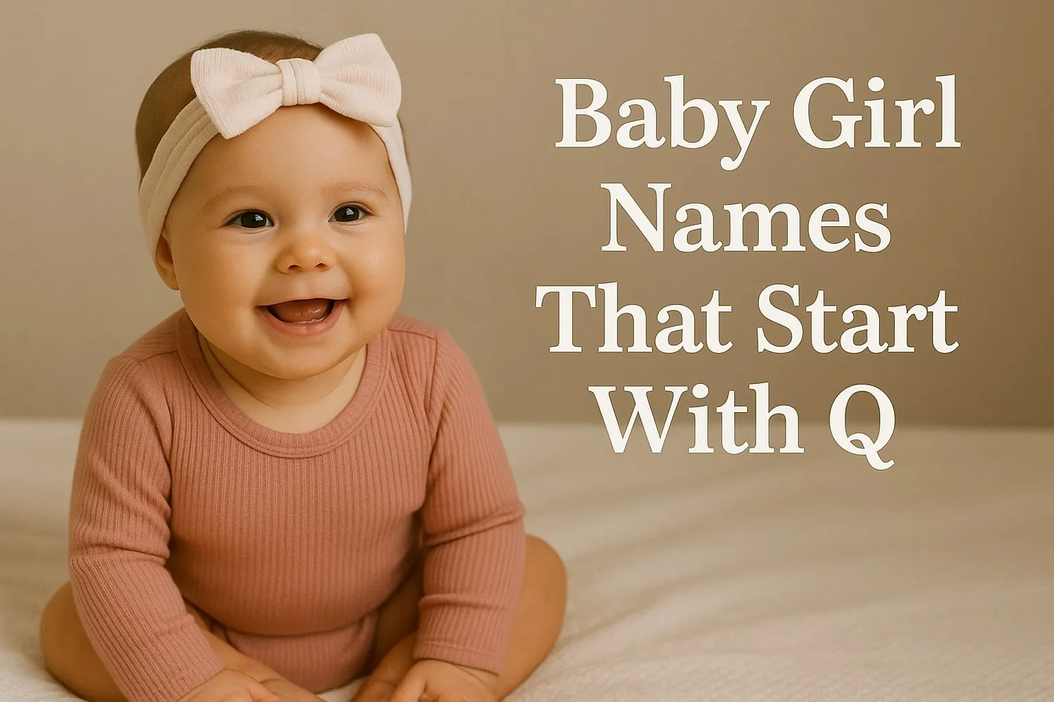 Top 500 Baby Girl Names Beginning With "Q"