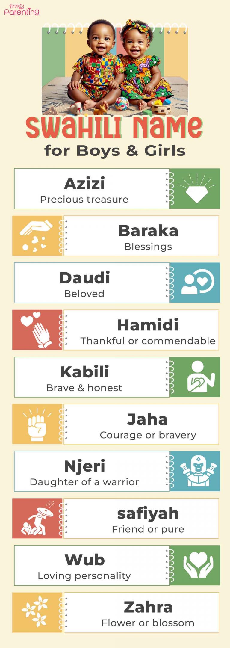 Top 120 Swahili Names for Boys and Girls