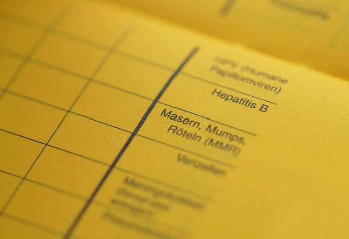 immunization vaccination card