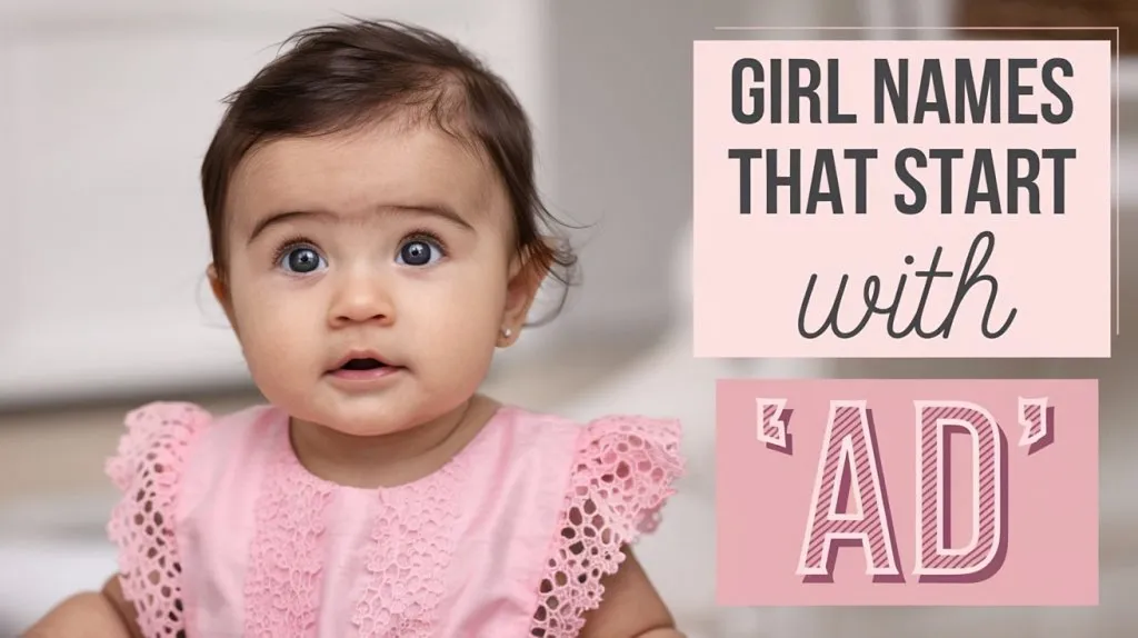 Top 70 Girl Names That Start With ‘Ad’