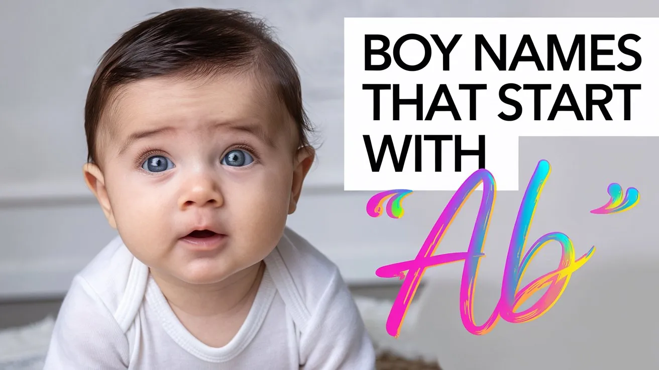 Top 70 Boy Names That Start With ‘Ab’