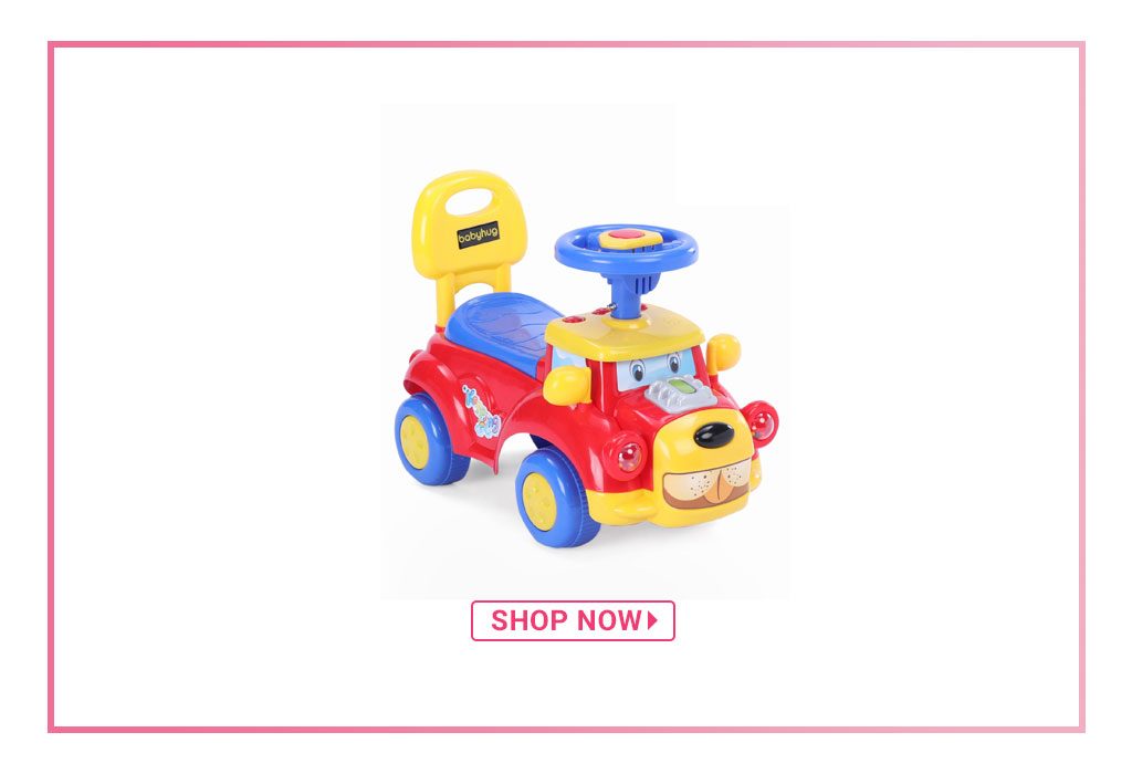 Babyhug Buddy Manual Ride-on Car