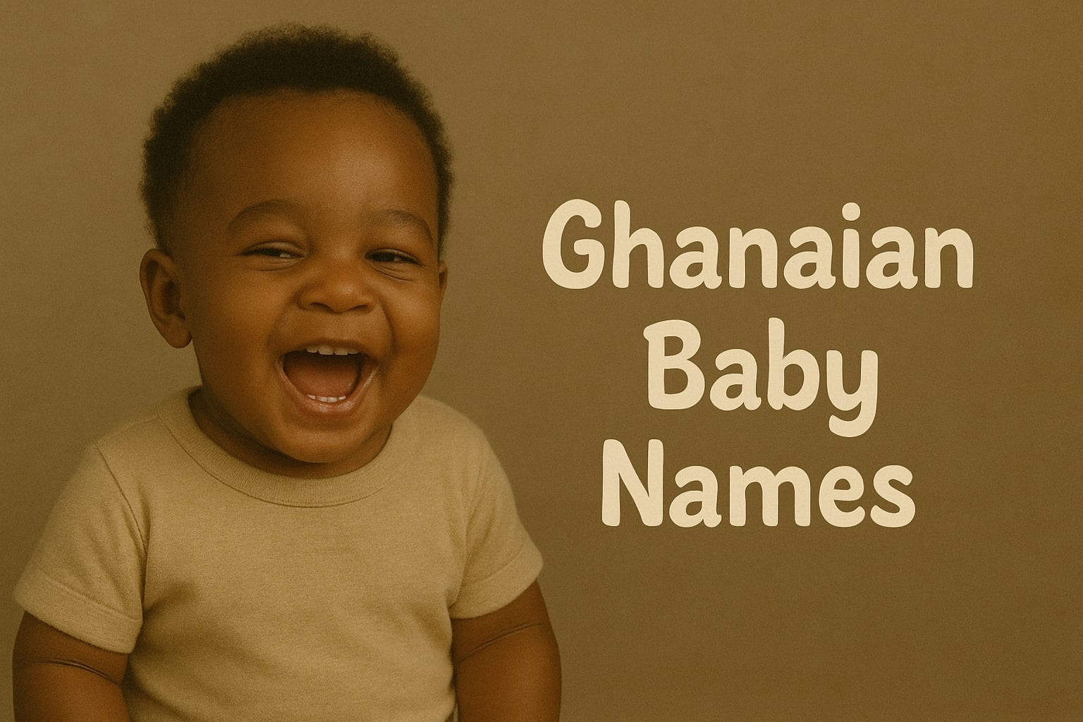 Top 130 Ghanaian Boy & Girl Names with Meanings
