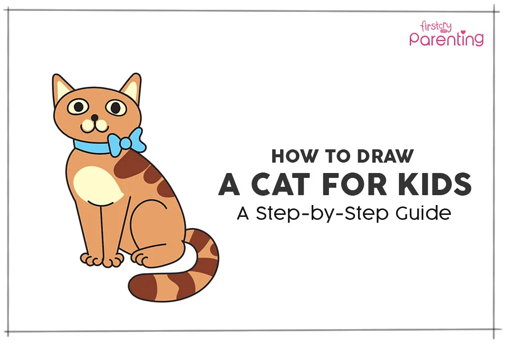How To Draw A Cat For Toddlers