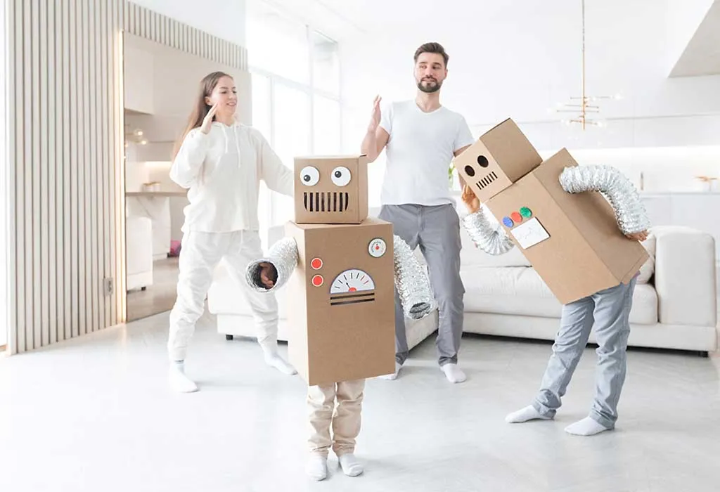 Diy Cardboard Robot Cardboard Robot Robot Decorations Diy Cardboard
