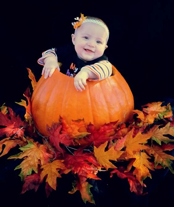Cute Baby In Pumpkin Pictures Ideas For Your Little Ones
