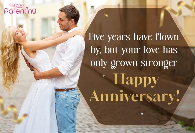 110+ Romantic 5th Anniversary Wishes & Quotes for Husband and Wife