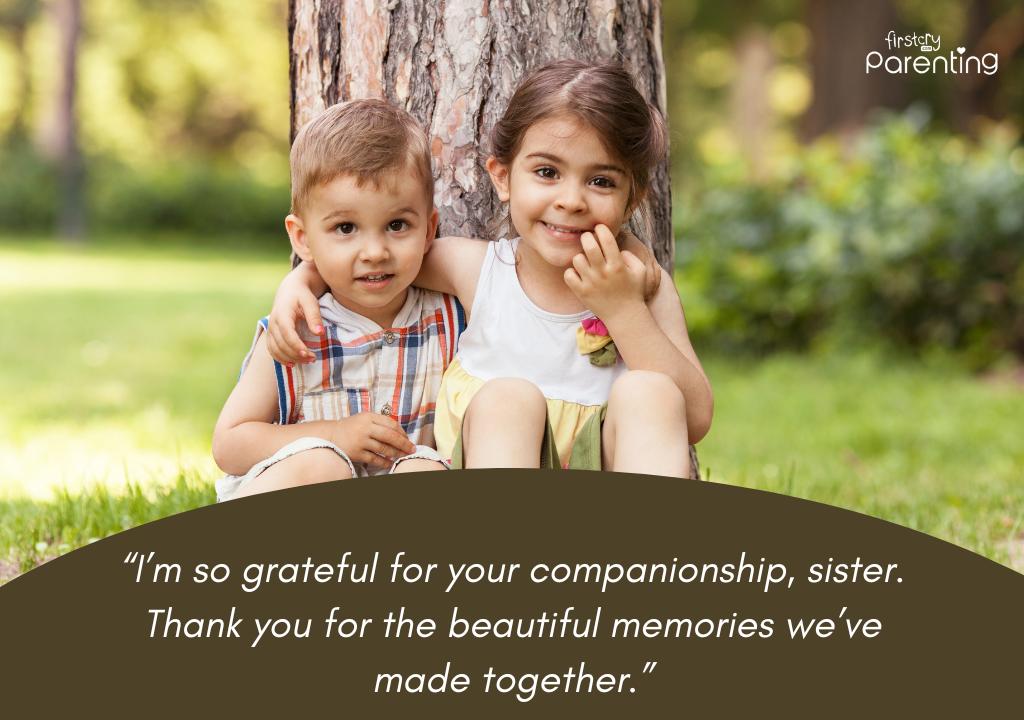 120 Thank You Messages and Quotes for Sister