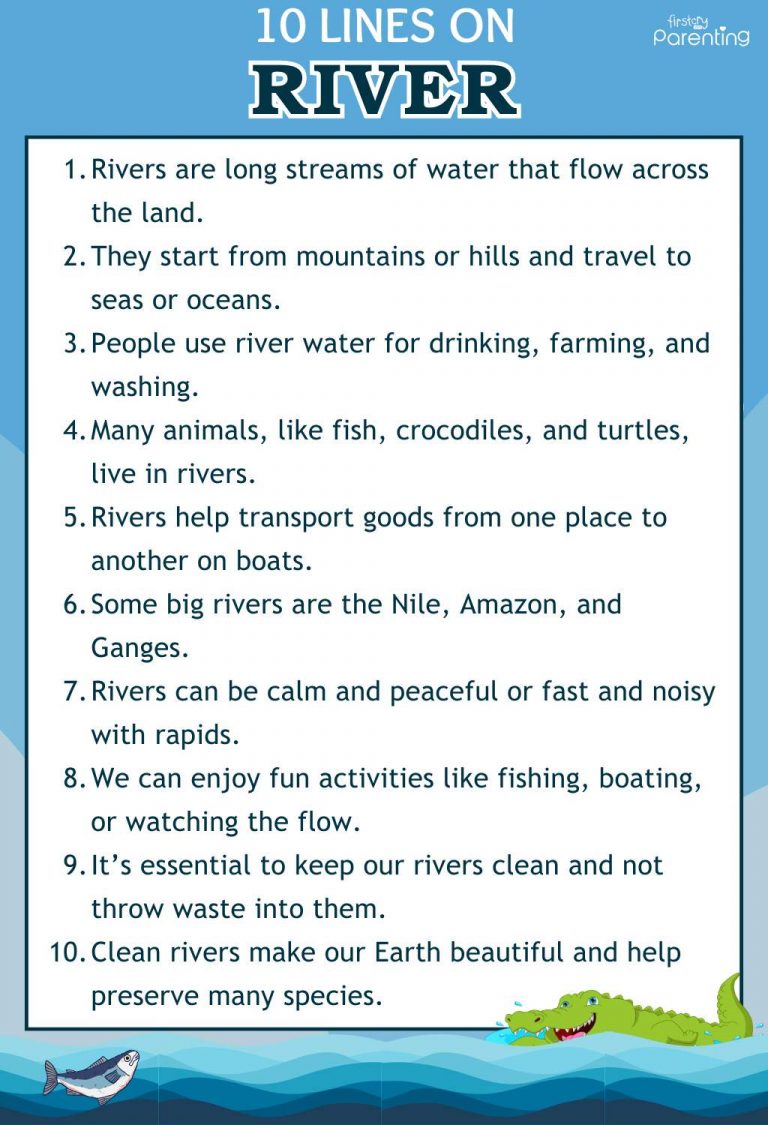 Essay On River - 10 Lines, Short and Long Essay for Children Students