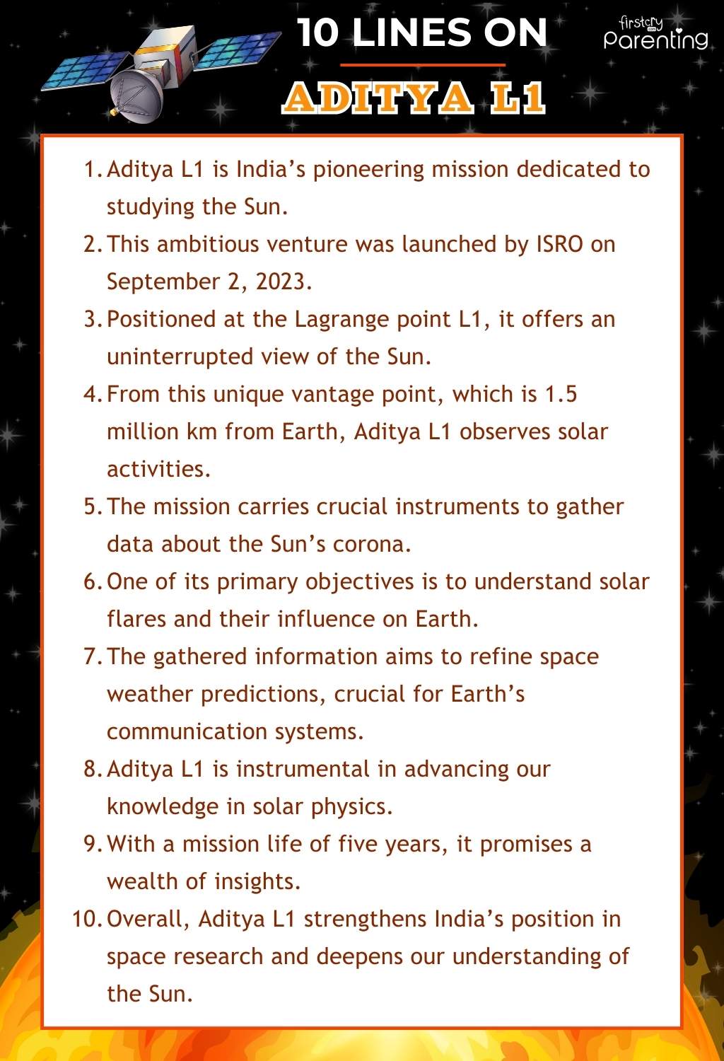 Essay On Aditya L1 for Students and Children