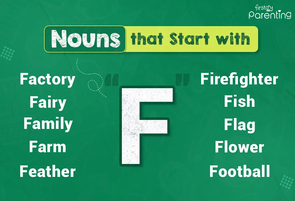 Nouns that Start with F in English with Sentences and Examples