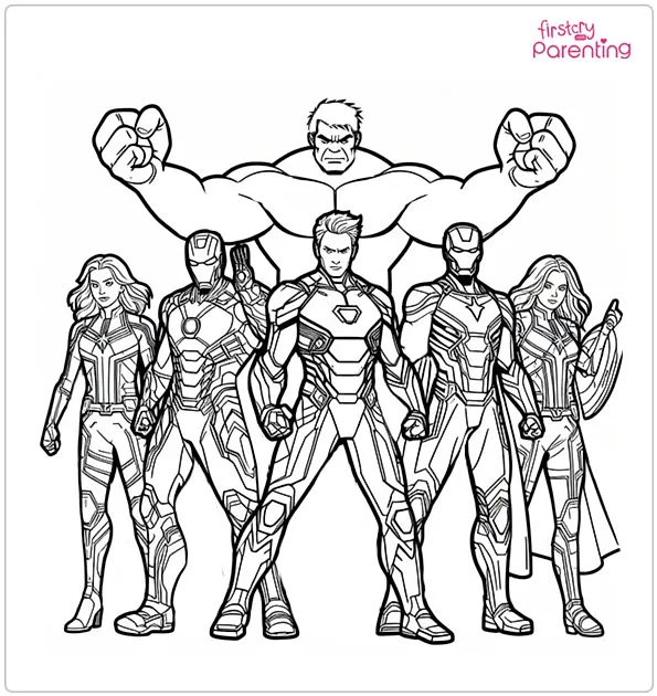 Superhero Coloring Pages Free Printable Pictures