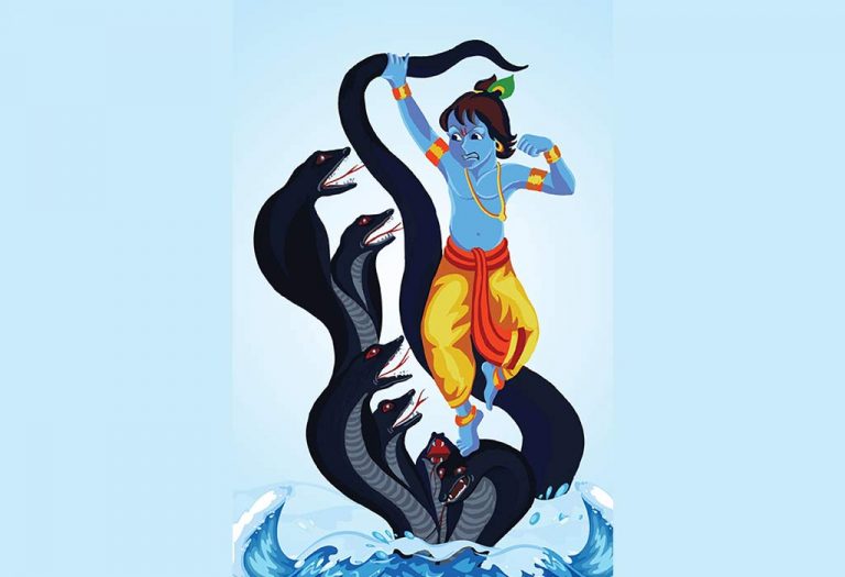 कृष्णा और कालिया नाग का युद्ध की कहानी - Krishna And Kaliya Naag Story ...