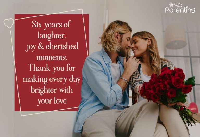 80 Heartwarming 6th Anniversary Wishes and Quotes for Husband and Wife