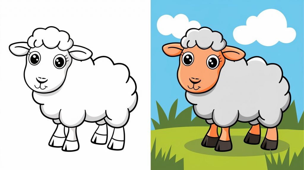 25 Sheep Coloring Pages: Free Printable Sheets, Pictures and Images for ...