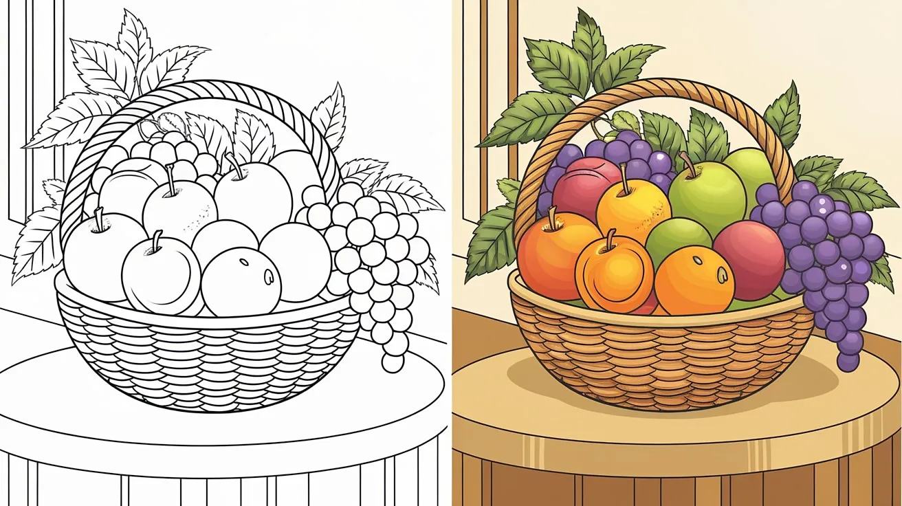 Fruits Coloring Sheets