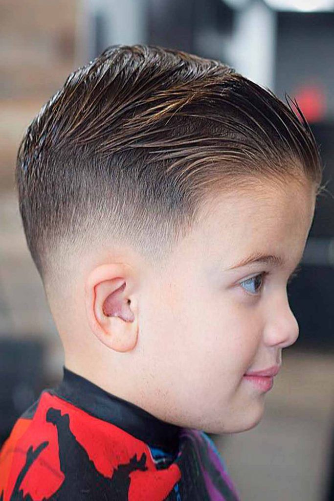 Little Boy Haircut Designs Kids Hair Style Stock Photos, Images And
