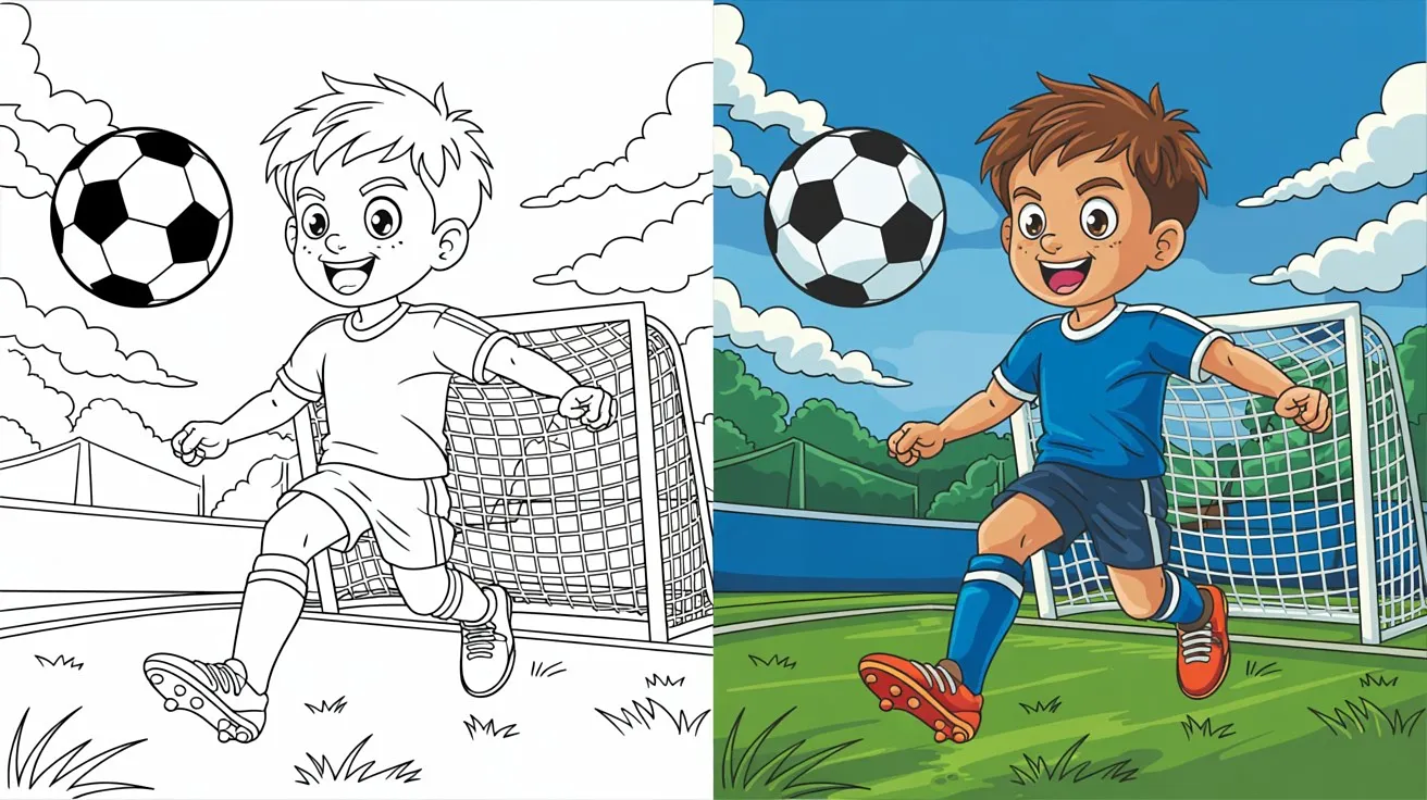 25 Soccer Coloring Pages - Free Printable, Sheets and Images for Kids