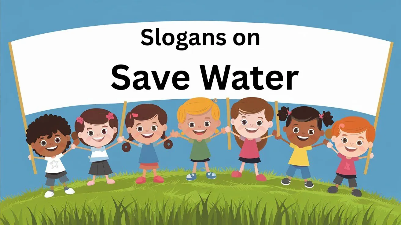 50+ Best Slogans on Save Water for Students, Kids & Campaigns