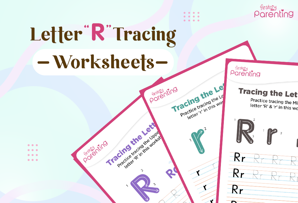 Letter R Tracing Worksheets for Preschoolers and Kids