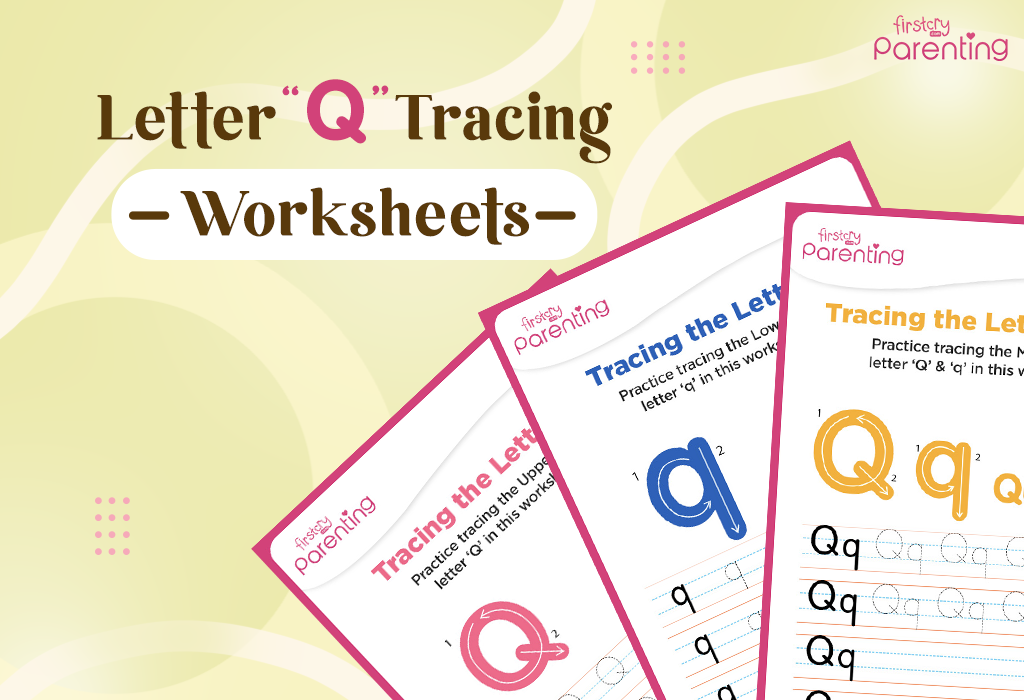 Letter Q Tracing Worksheets for Preschoolers and Kids