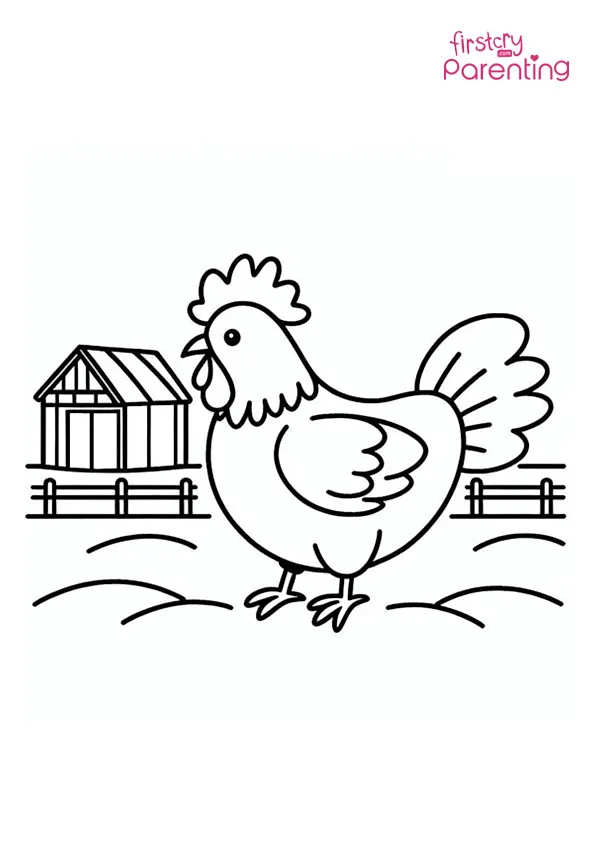 Chicken Coloring Pages: Free Printable Sheets, Pictures and Images for Kids