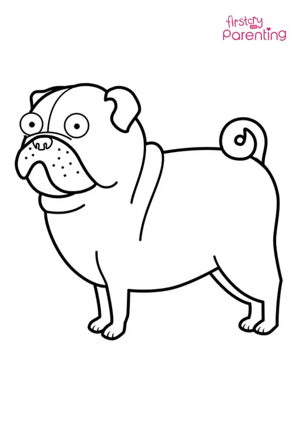 Easy Printable Dog Coloring Pages for Kids
