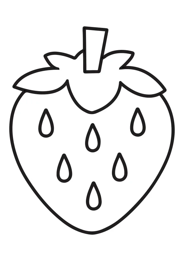 Easy Printable Orange Coloring Pages for Kids